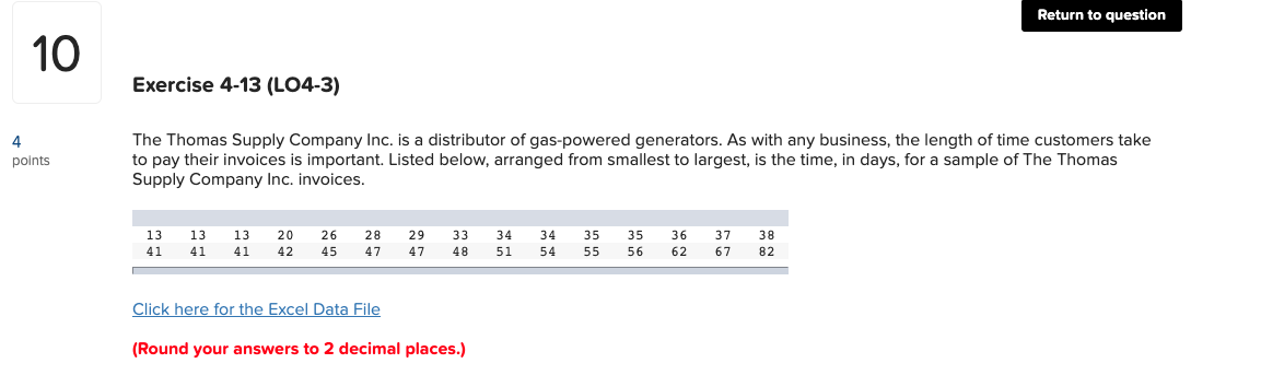 Solved a. Determine the first and third quartiles. b. | Chegg.com