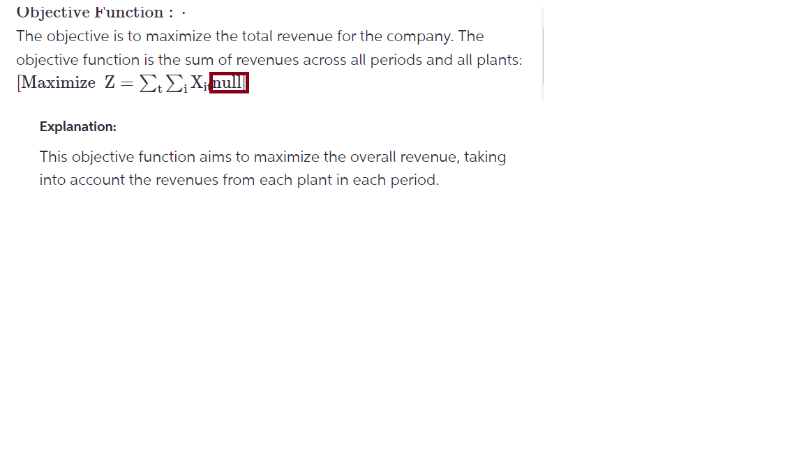 Solved Given the define decision variable that would | Chegg.com