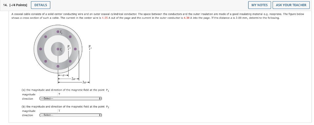 Solved 14. (-/4 Points] DETAILS MY NOTES ASK YOUR TEACHER A | Chegg.com