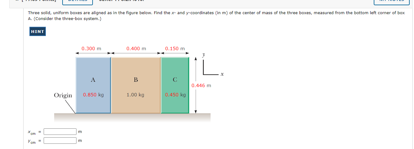 Solved A. (Consider the three-box system.) | Chegg.com