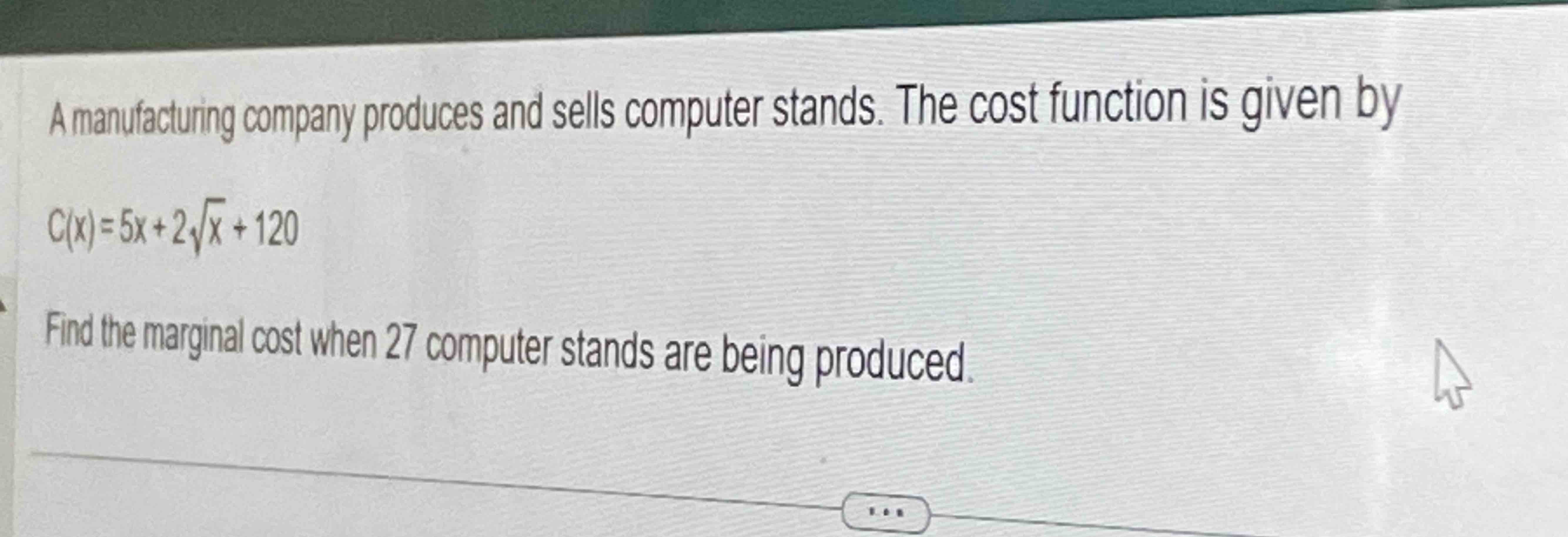 Solved A manufacturing company produces and sells computer | Chegg.com