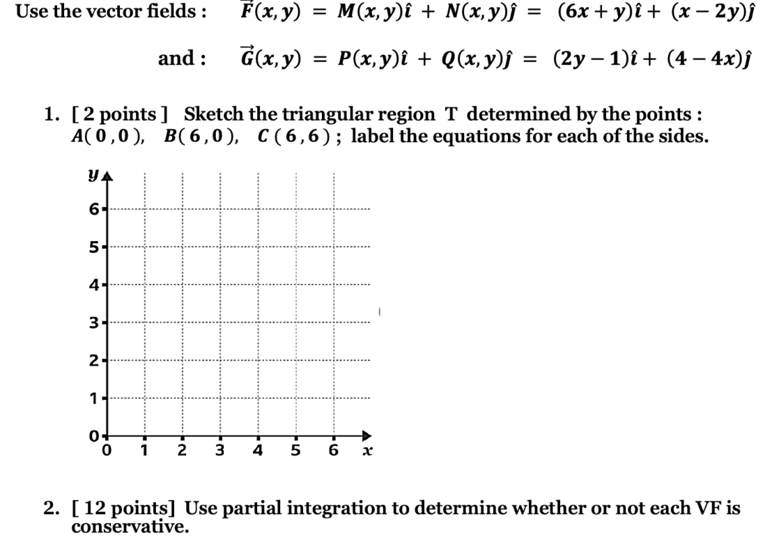 Solved Use the vector fields : | Chegg.com