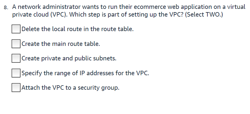 Solved A network administrator wants to run their ecommerce | Chegg.com