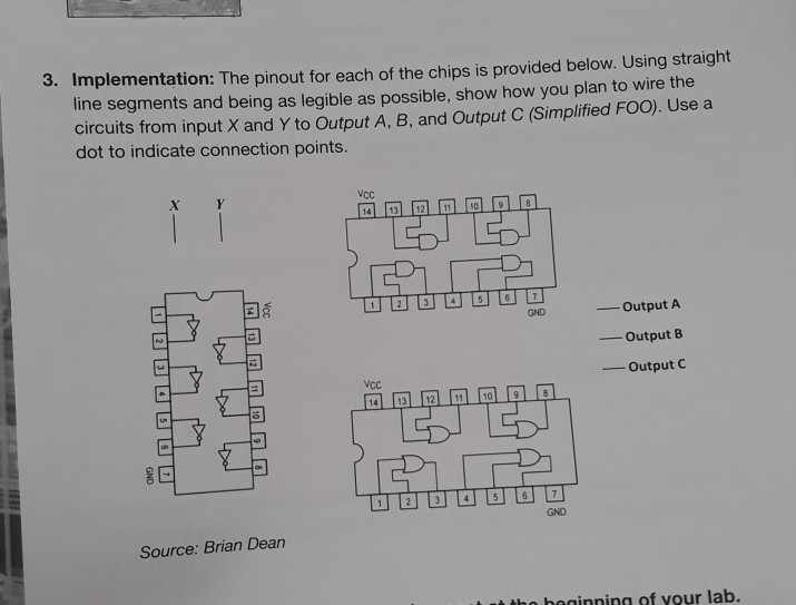 Solved LOUD - and the 74LS32 (2-input Of While it is | Chegg.com