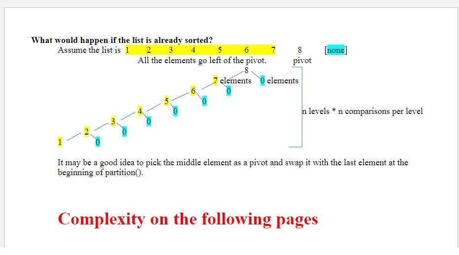 Solved In the lecture notes, I am showing the complexity of | Chegg.com