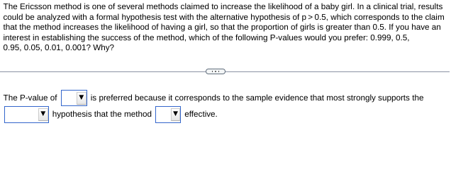Solved The Ericsson method is one of several methods claimed | Chegg.com