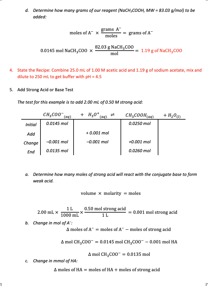 Solved Below are five buffer problems, but the first one is | Chegg.com