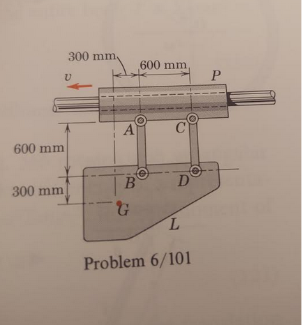 1 A load L with a mass of 480 kg and center of mass | Chegg.com