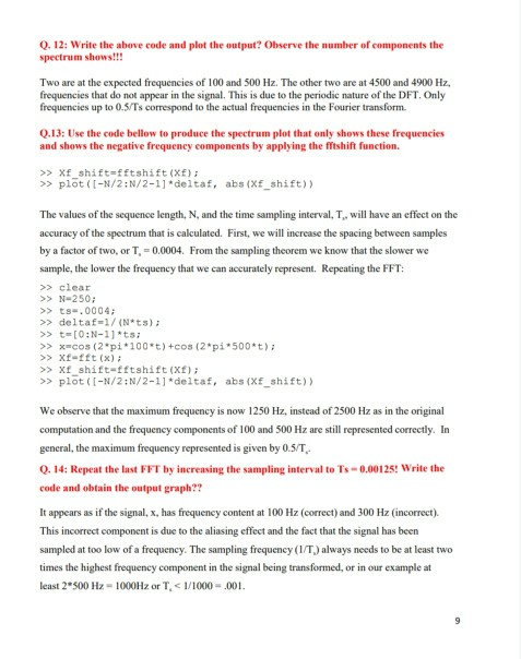 Solved Assign. 1: Evaluating Fourier Transforms with MATLAB | Chegg.com