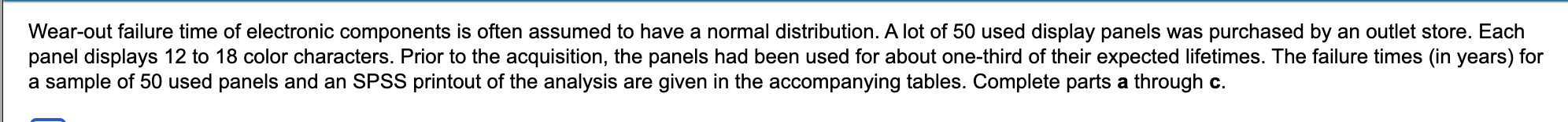 Solved Wear-out failure time of electronic components is | Chegg.com
