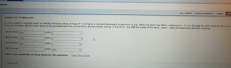Solved ment FULL SCREEN PRINTER VERSION BACK Chapter 07, | Chegg.com