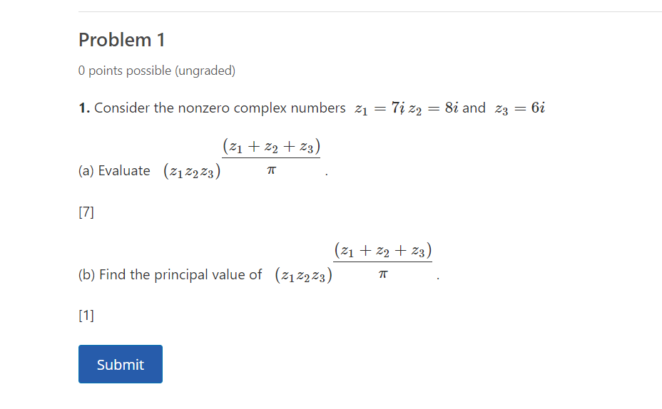 Solved Problem 1 O points possible (ungraded) 1. Consider | Chegg.com