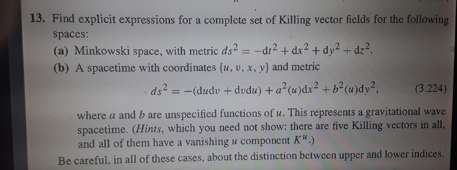 13. Find explicit expressions for a complete set of | Chegg.com