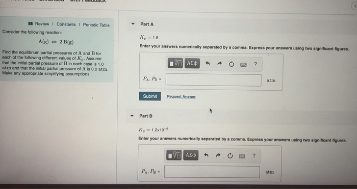 Solved ㎜ Review Constants l Periodic Table Part A Consider | Chegg.com