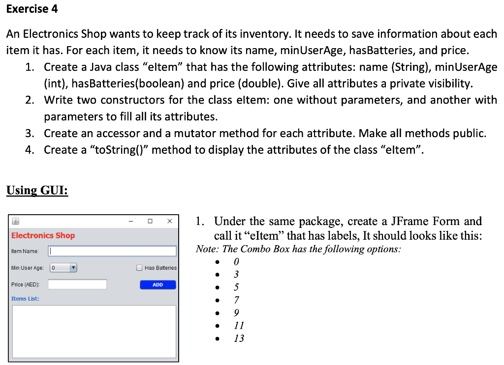 Solved Exercise 3 x Create a simple calculator: Create new | Chegg.com