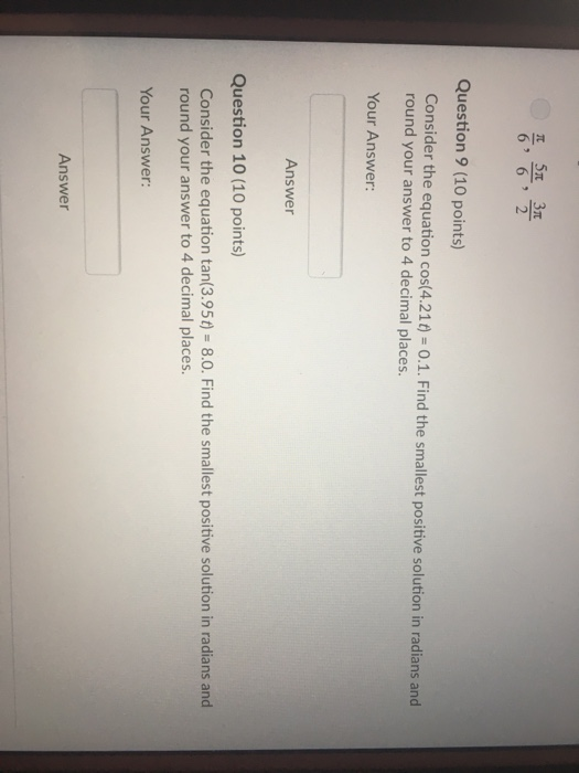 Solved Question 9 (10 points) Consider the equation | Chegg.com