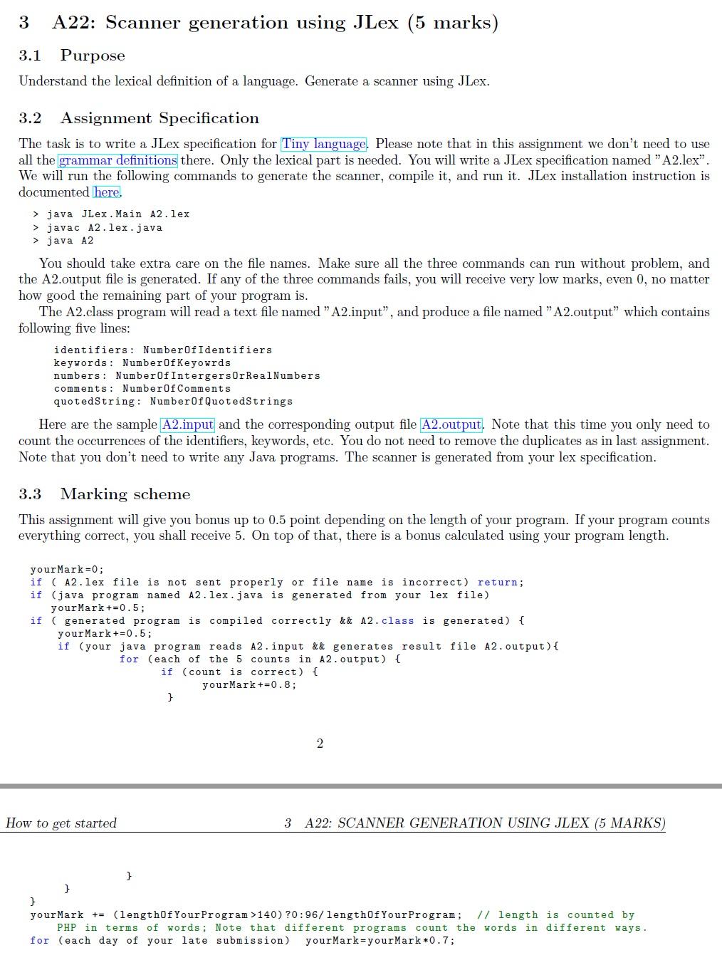 2 A 21: DFA (3 marks) 2.1 Purpose Automaton is a | Chegg.com