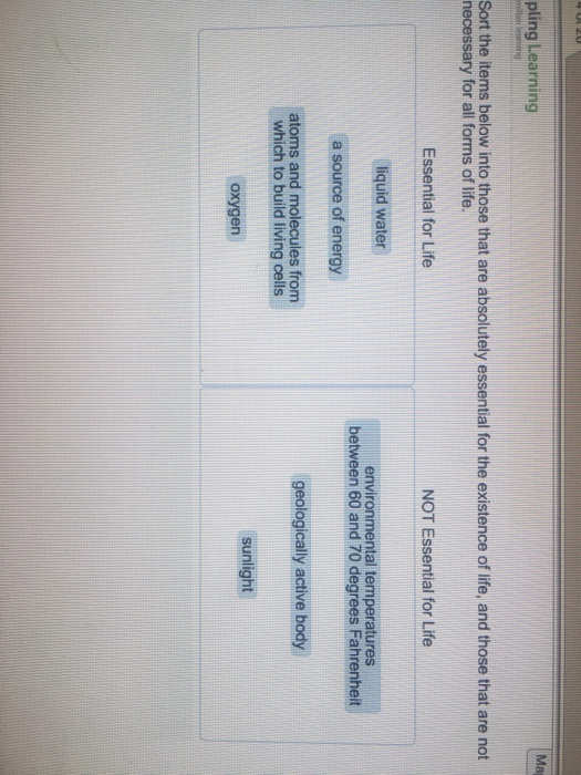 Solved Ma pling Learning Sort the items below into those | Chegg.com Solved Ma pling Learning Sort the items below into those | Chegg.com