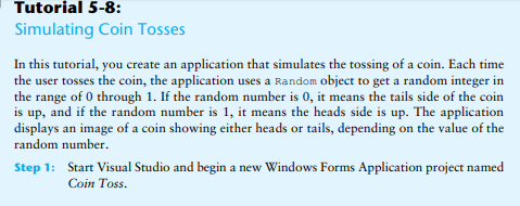Solved Tutorial 5-8: Simulating Coin Tosses In this | Chegg.com