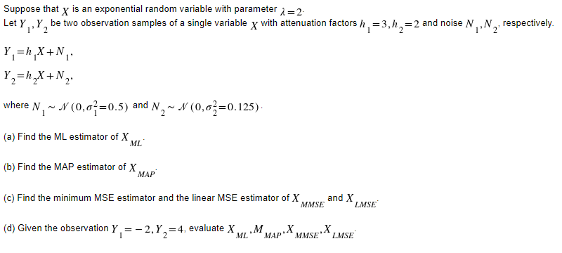 Solved Suppose that x is an exponential random variable with | Chegg.com
