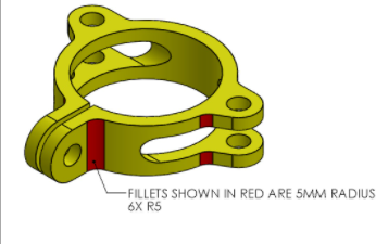 Solved Build the following part in SOLIDWORKS. Unit system: | Chegg.com