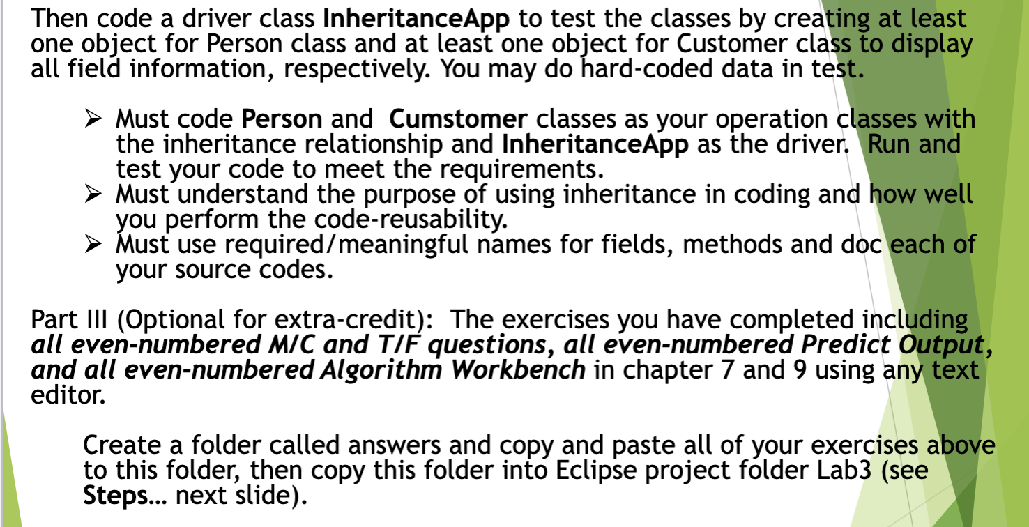Solved Part I: Code a Square class with all necessary | Chegg.com