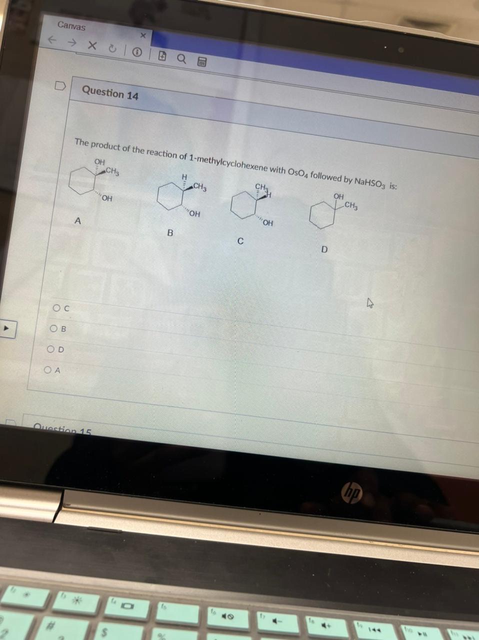 Solved The product of the reaction of 1-methylcyclohexene | Chegg.com