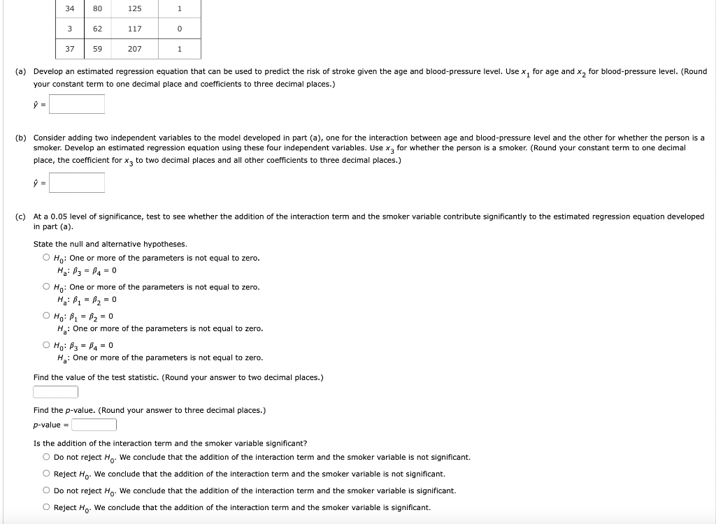 Solved A statistical program is recommended. You may need to | Chegg.com
