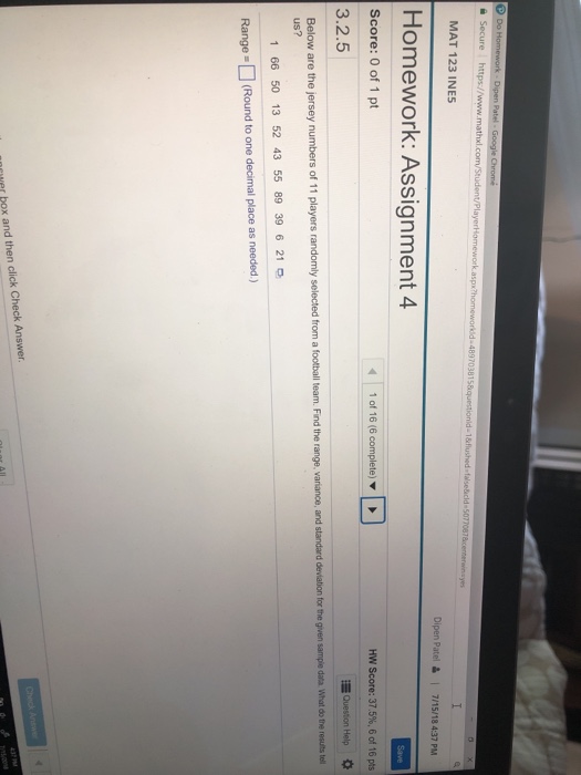 Solved a Secure https://www.mathxl 507 MAT 123 INES Dipen | Chegg.com