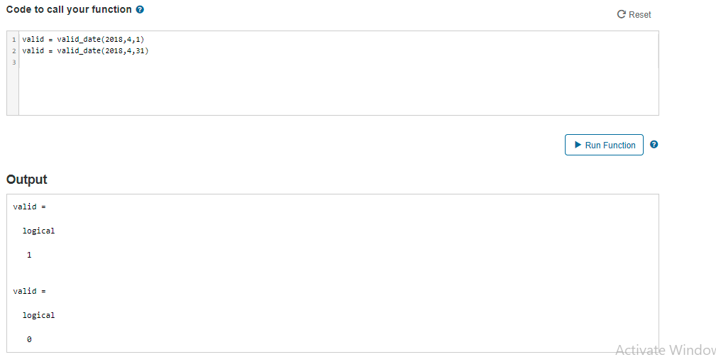 Solved Lesson 5 Wrap-up Write a function called valid_date | Chegg.com