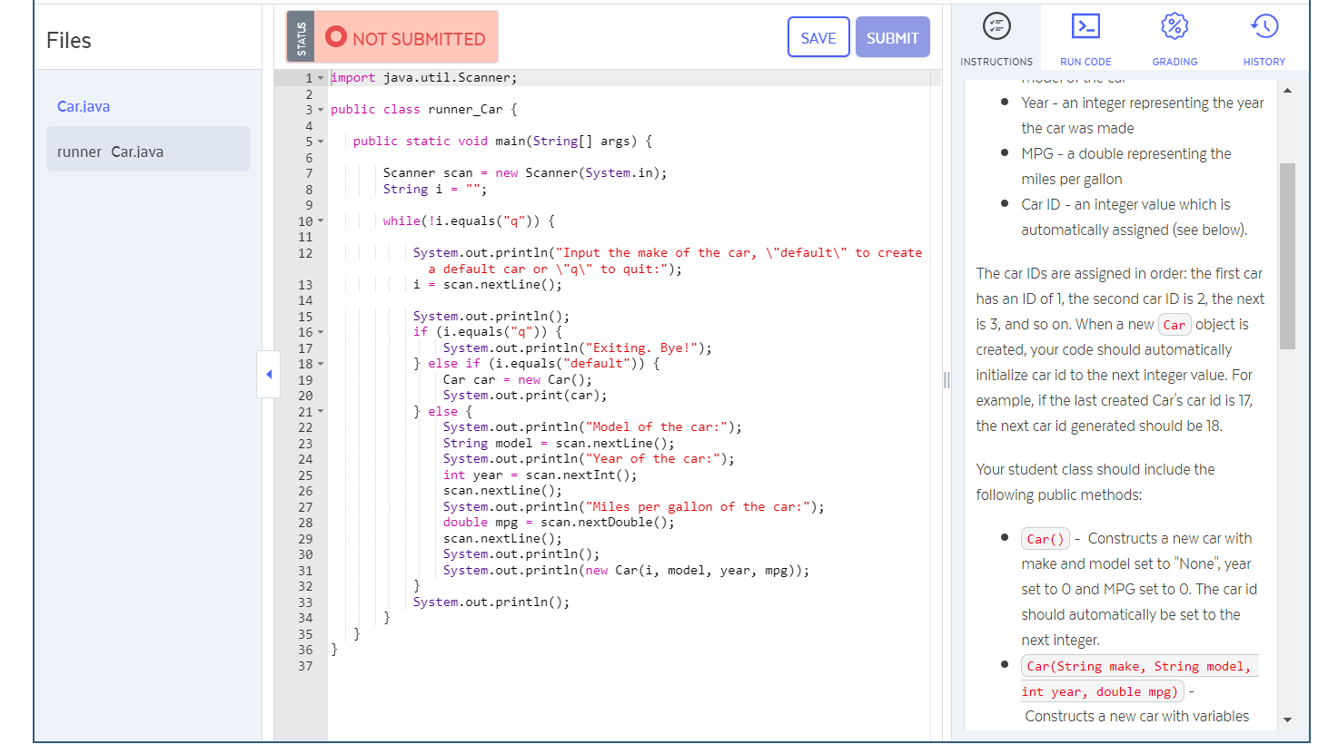 Solved For this exercise, you will create a class to hold | Chegg.com