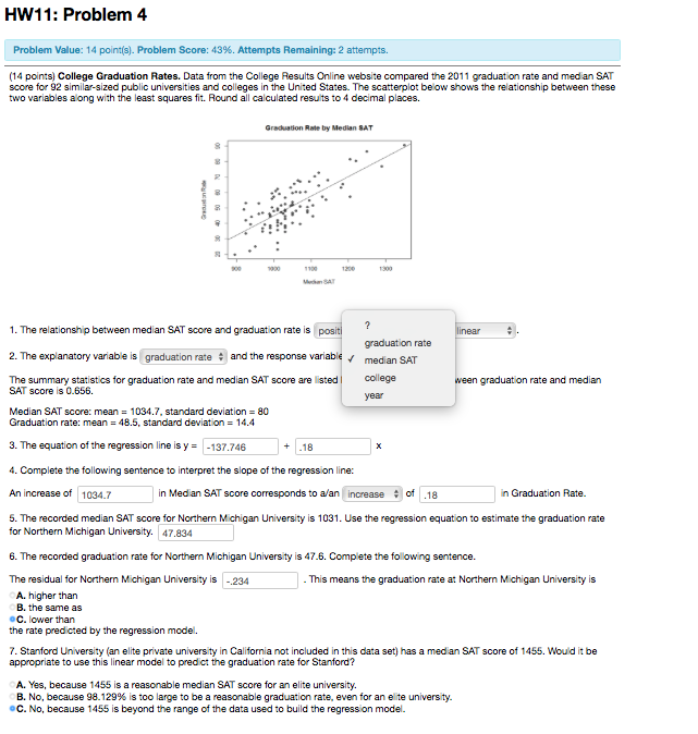 Solved HW11: Problem 4 Problem Value: 14 points. Problem | Chegg.com