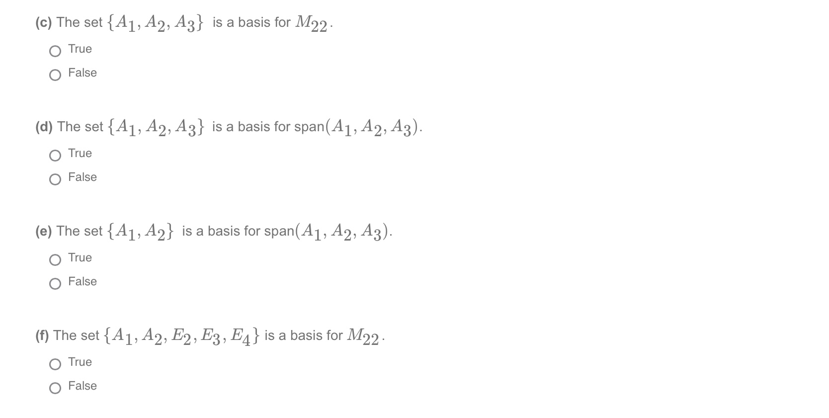 Solved Let A1=(−5−53−3),A2=(−3−510),A3=(810−43) be matrices | Chegg.com