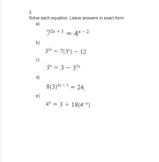 Solved 1. Evaluate each logarithm. a) log, 27 log. (6) log, | Chegg.com