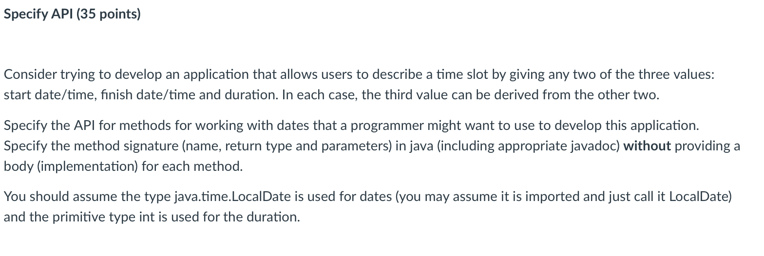 Solved Consider trying to develop an application that allows | Chegg.com