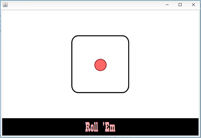 Solved Create a java program that allows the user to roll a | Chegg.com