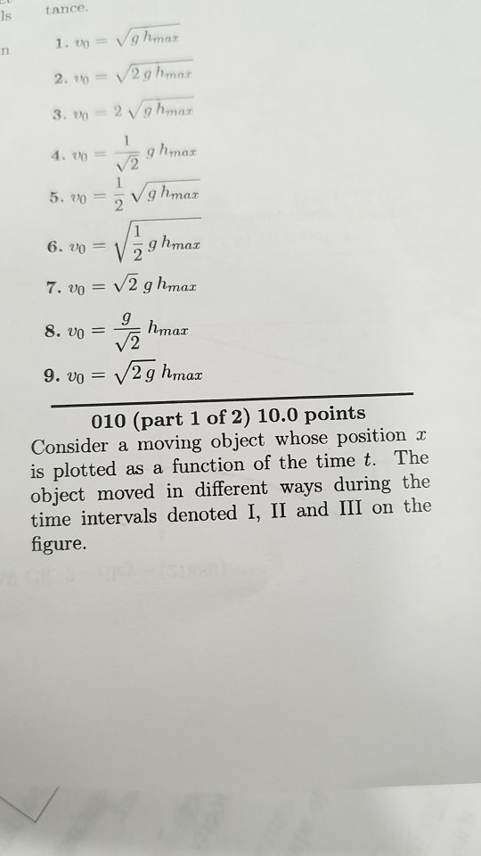 Solved tance 1s 1. vo ghmar 2g hmar 2. vo 3. vo 29 hmar 1 | Chegg.com