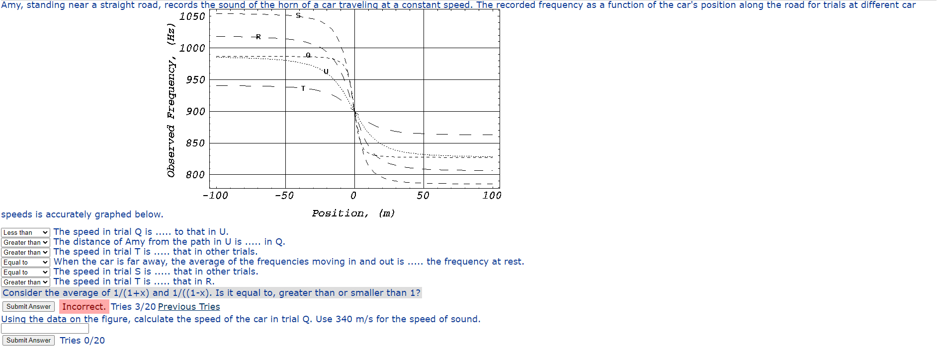 Solved speeds is accurately graphed bel.... The speed in | Chegg.com
