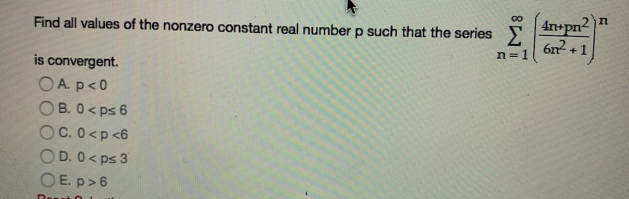 Solved Find all values of the nonzero constant real number p | Chegg.com