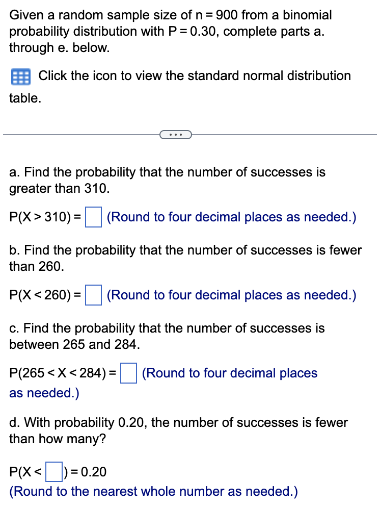 Solved Given a random sample size of n=900 from a binomial | Chegg.com