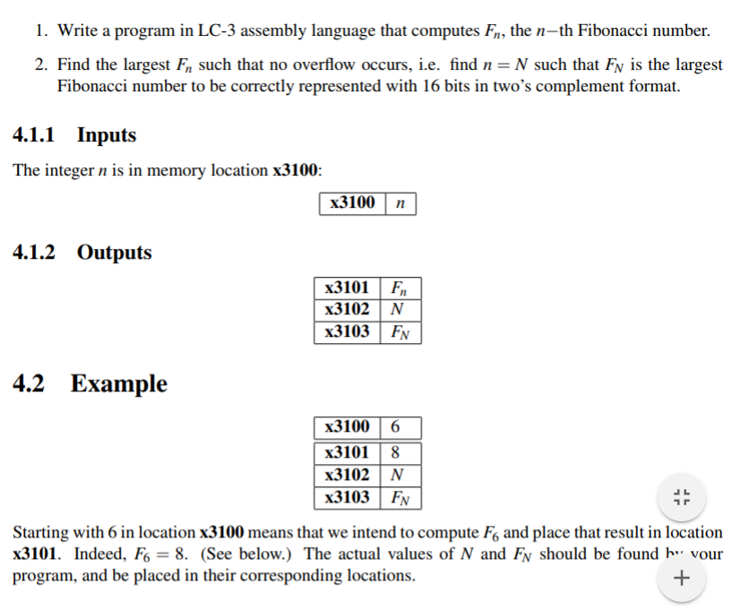 Solved 1. Write a program in LC-3 assembly language that | Chegg.com