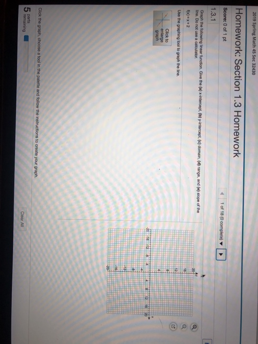 Solved Homework Section 1 3 Homework Score 0 Of 1 Pt 1 3 1