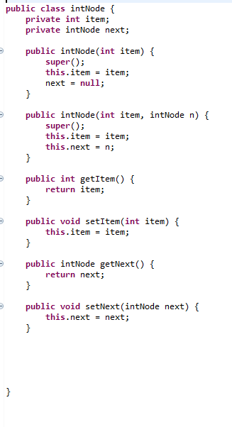 Solved Based on the intNode.java and List.java (can be | Chegg.com