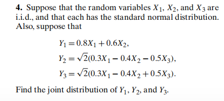 Solved Suppose that the random variables X1, ﻿X2, ﻿and X3 | Chegg.com