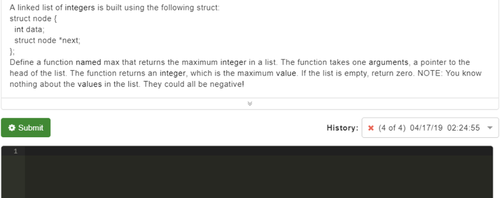 Linked List Integers Built Using Following Struct Struct Node Int Data 4888