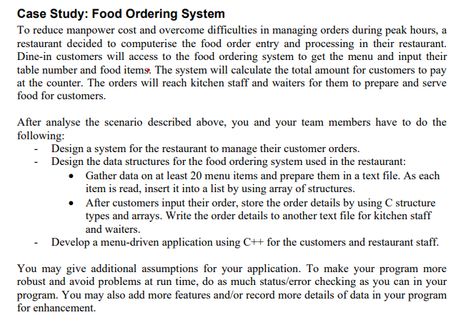 Solved *C++ PROGRAMMING* Need help on proposing solution | Chegg.com