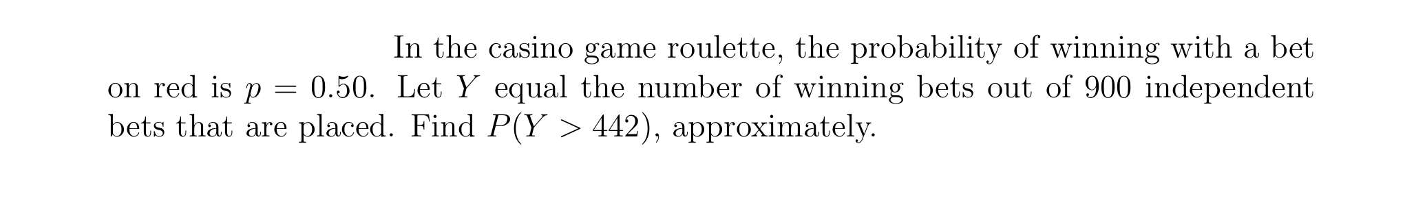 Solved In the casino game roulette, the probability of | Chegg.com
