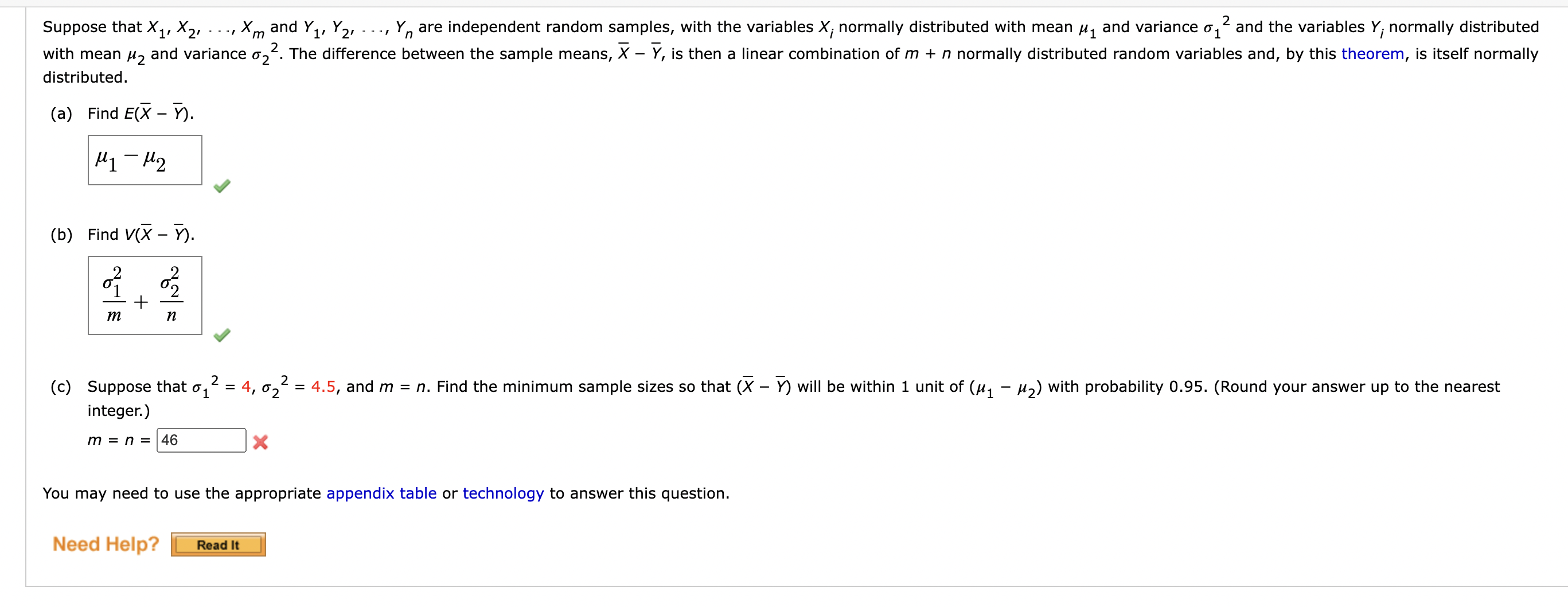 Solved Suppose that X1,X2,…,Xm and Y1,Y2,…,Yn are | Chegg.com