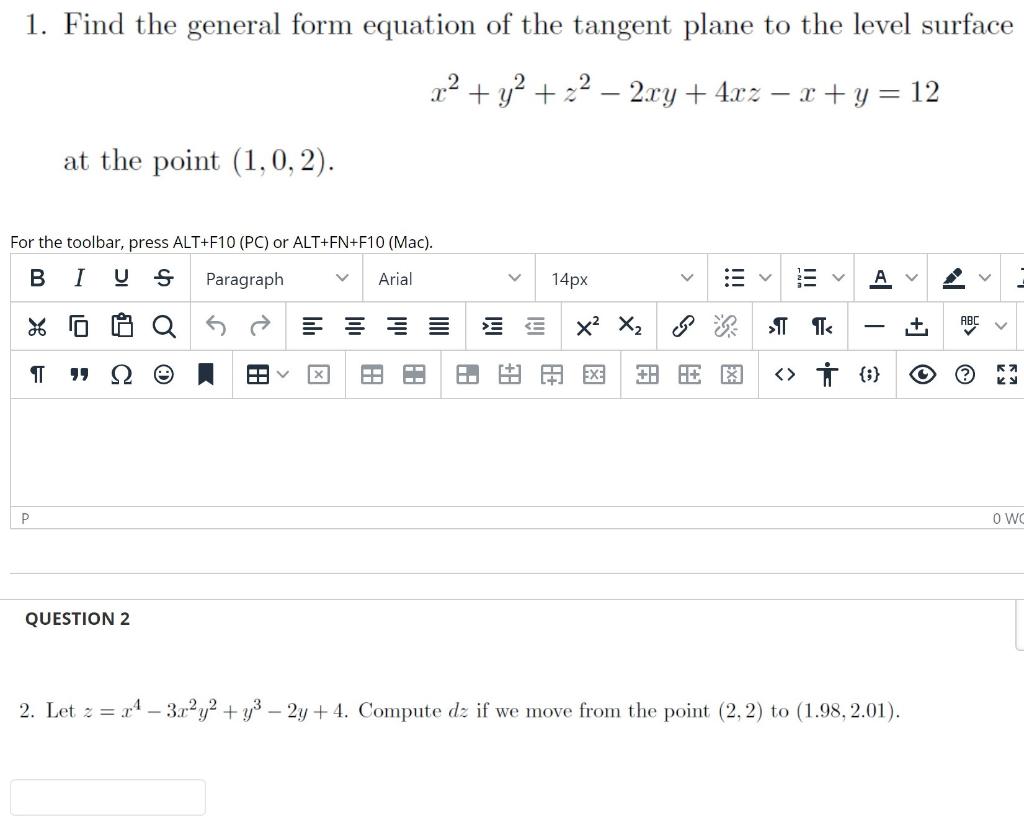 Solved 1. Find the general form equation of the tangent | Chegg.com