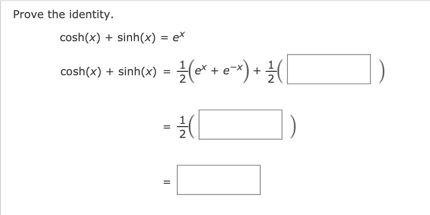 Solved Prove the identity. | Chegg.com
